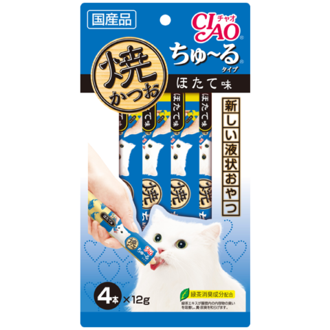 CIAO Grilled Tuna Churu Scallop Flavor - Inaba | Pet Foods